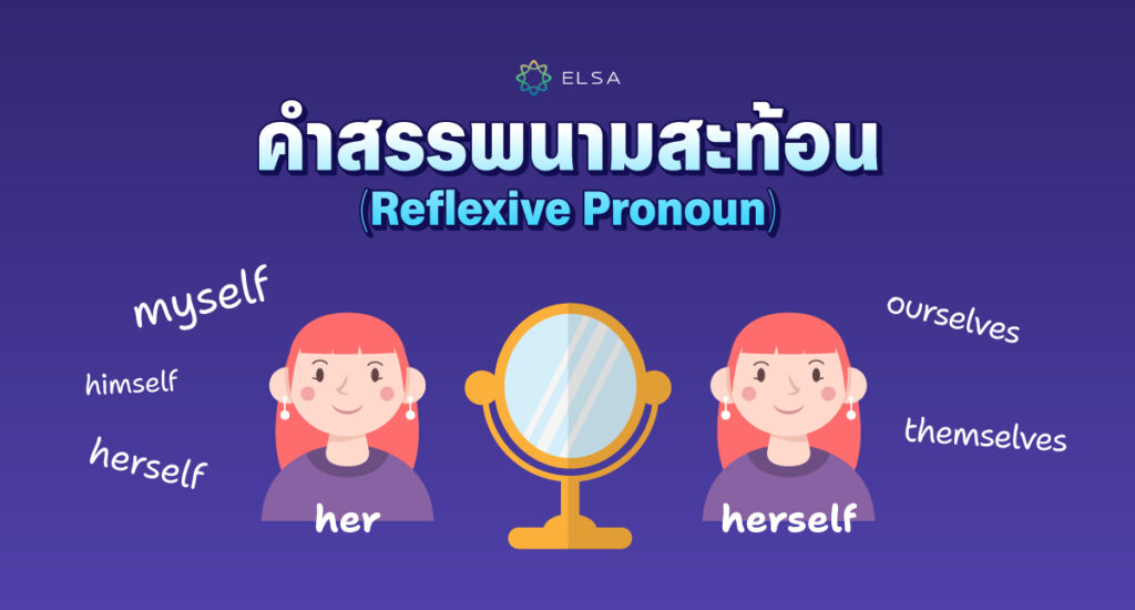 Reflexive pronoun คืออะไร วิธีใช้ ตัวอย่างและแบบฝึกหัดพร้อมเฉลย